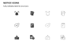 Notice Icons for Google Slides and PowerPoint