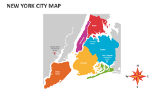 New York City Map for Google Slides and PowerPoint - PPT Slides