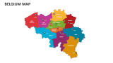 Belgium Map for Google Slides and PowerPoint - PPT Slides