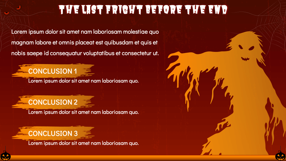 Scary Presentation Theme for Google Slides and PowerPoint - PPT Slides