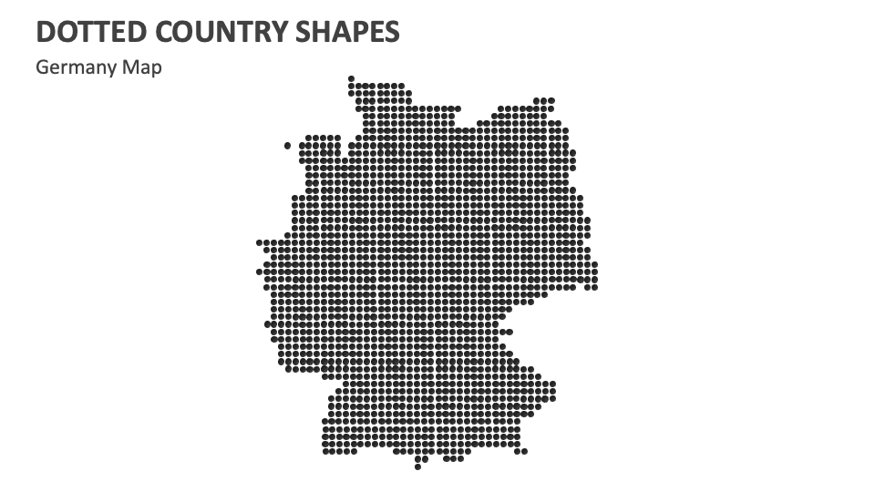 Dotted Country Shapes for Google Slides and PowerPoint - PPT Slides