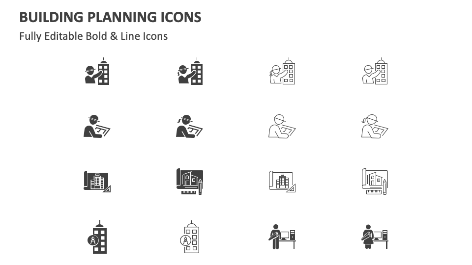 Building Planning Icons for Google Slides and PowerPoint