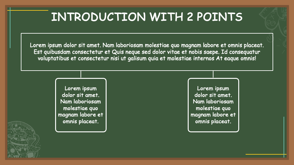 Free Doodle Chalkboard Theme for Google Slides and PowerPoint