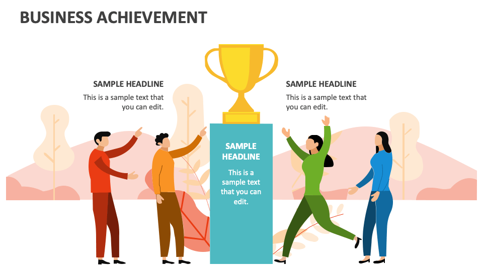 Business Achievement PowerPoint and Google Slides Template - PPT Slides
