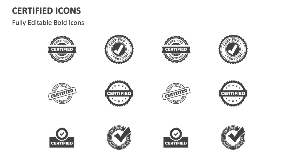 Certified Icons for Google Slides and PowerPoint