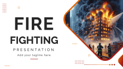 Free Fire Fighting Presentation Template for Google Slides and PowerPoint