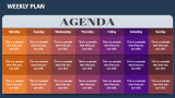 Weekly Plan PowerPoint and Google Slides Template - PPT Slides