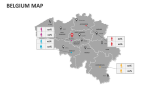 Belgium Map for Google Slides and PowerPoint - PPT Slides