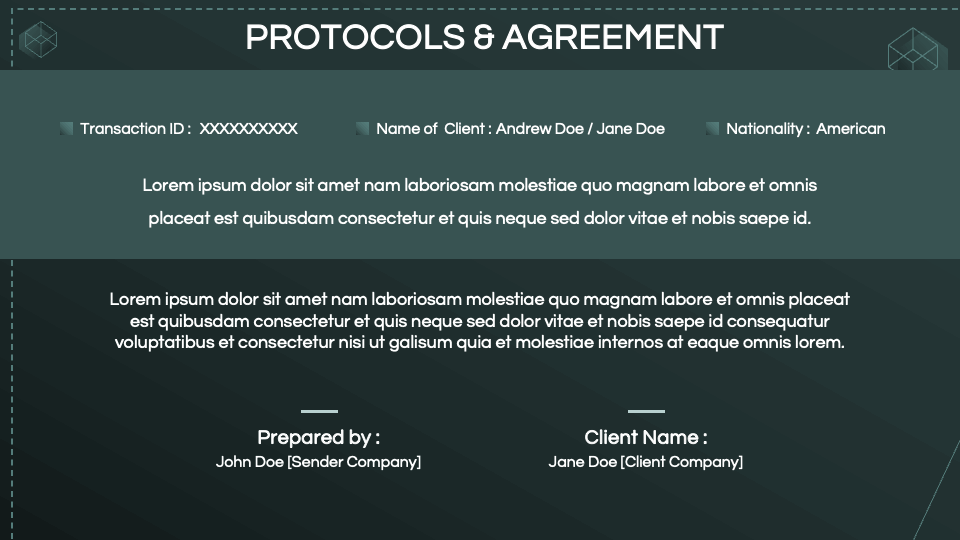 Blockchain Proposal Presentation for Google Slides and PowerPoint