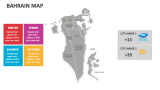 Bahrain Map for Google Slides and PowerPoint - PPT Slides