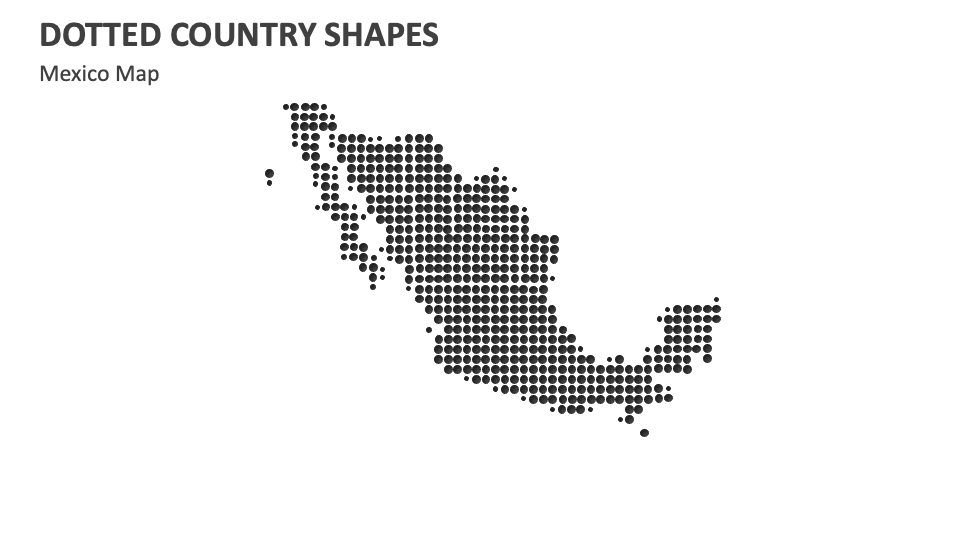 Dotted Country Shapes for Google Slides and PowerPoint - PPT Slides