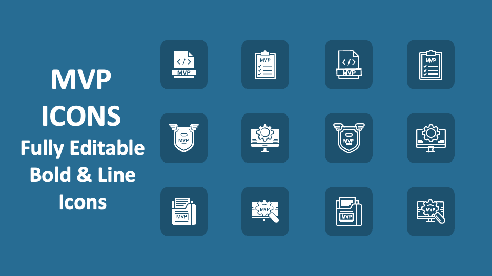 MVP Icons for Google Slides and PowerPoint