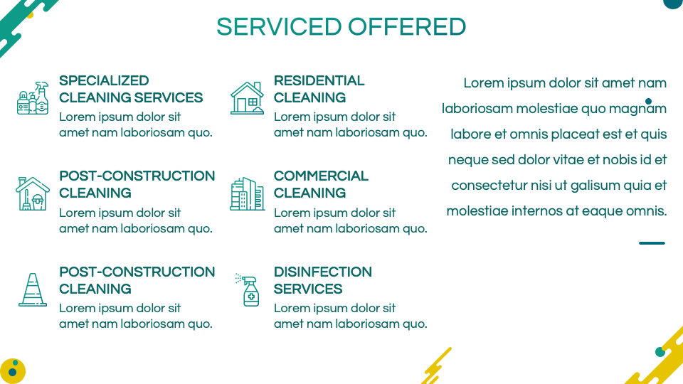 Cleaning Service Company Profile Template for Google Slides and ...