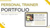 Personal Trainer Portfolio Template for Google Slides and PowerPoint ...