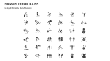 Human Error Icons for Google Slides and PowerPoint
