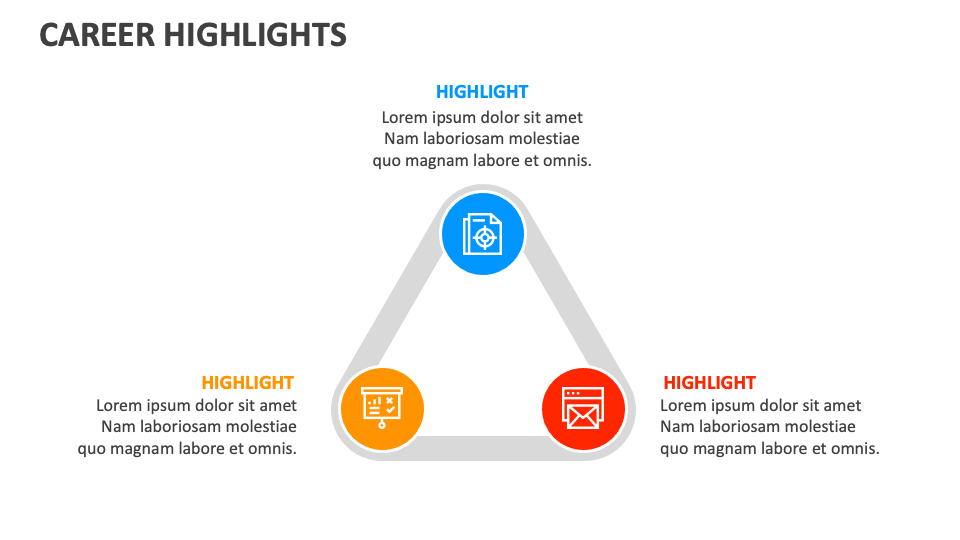 Career Highlights Template for Google Slides and PowerPoint - PPT Slides