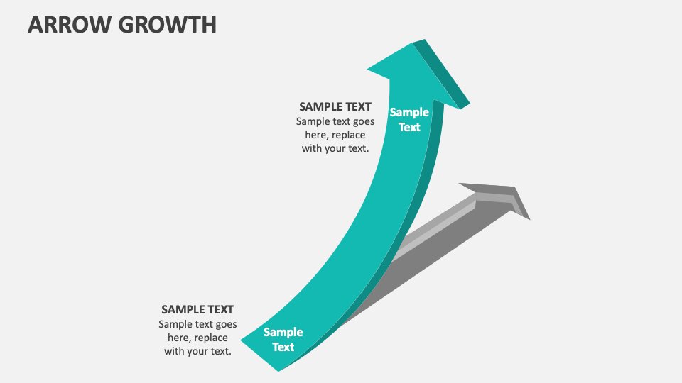 Arrow Growth PowerPoint and Google Slides Template - PPT Slides