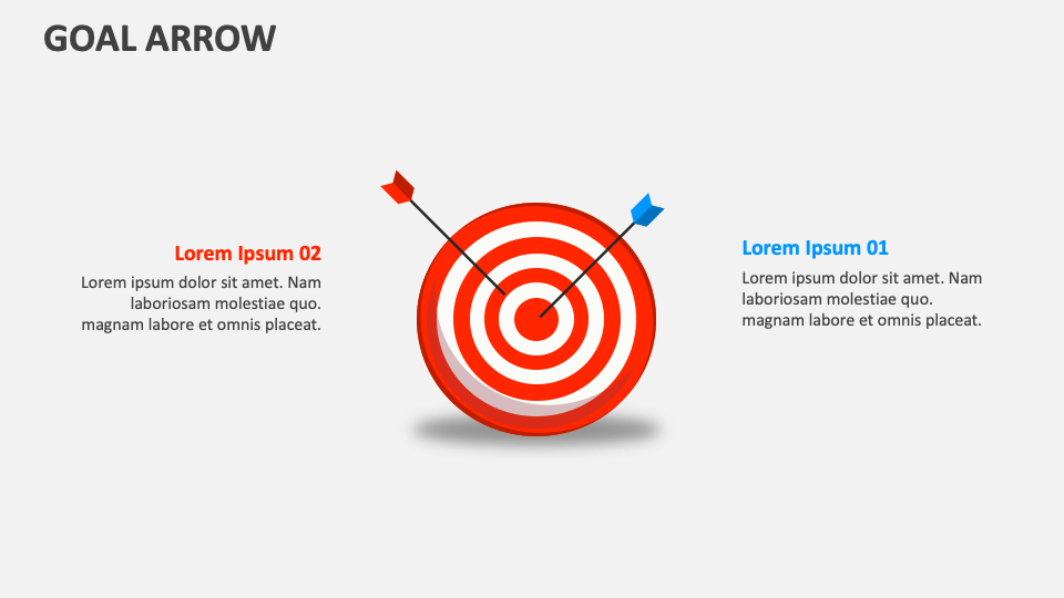 Goal Arrow Template for Google Slides and PowerPoint - PPT Slides