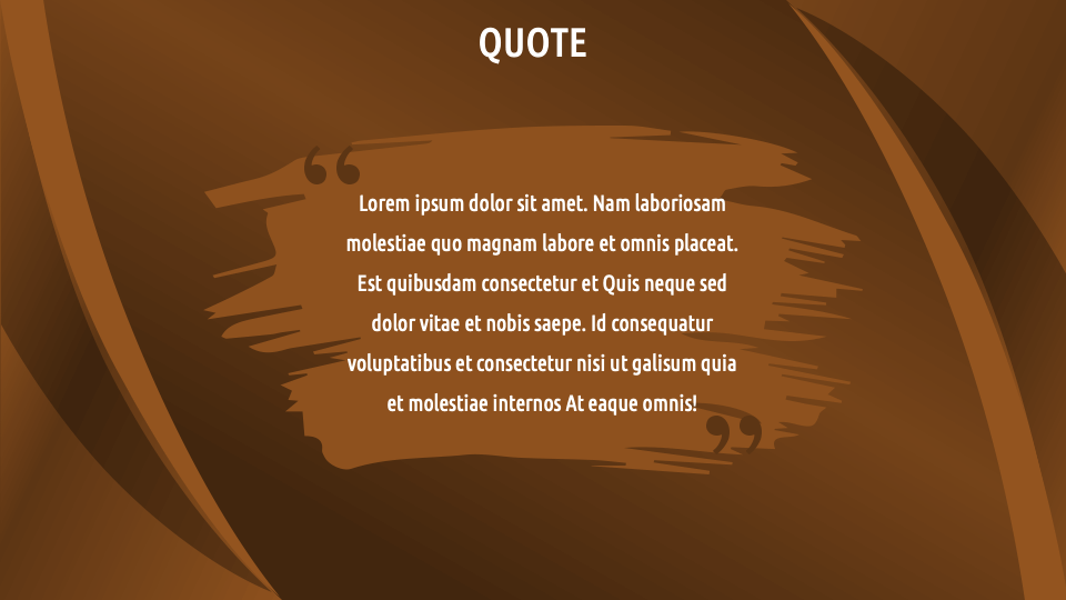 Brown Presentation Theme for PowerPoint and Google Slides - PPT Slides