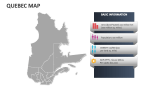 Quebec Map for Google Slides and PowerPoint - PPT Slides