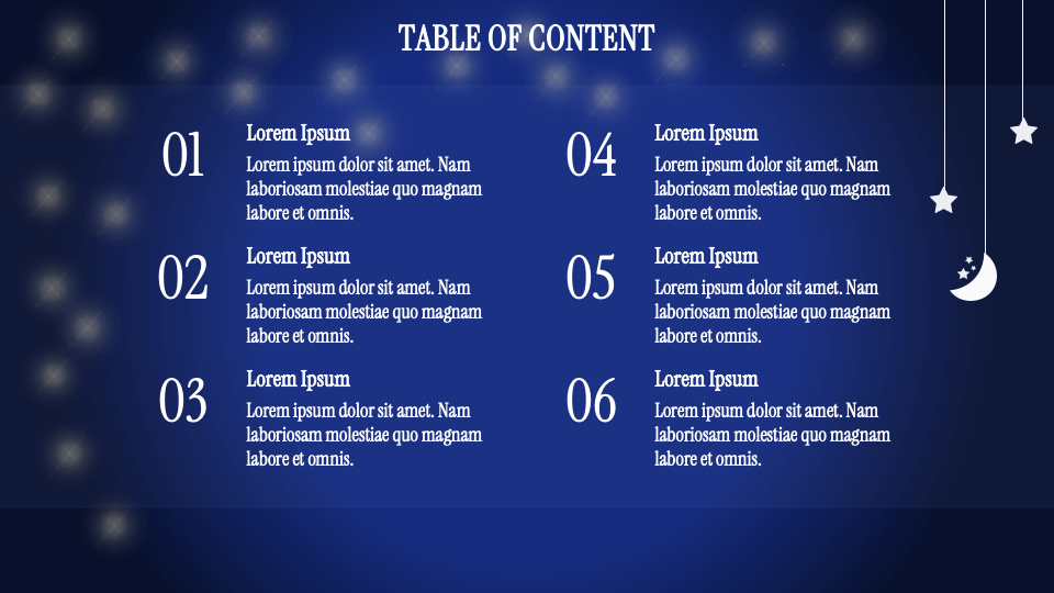 Starry Presentation Theme for PowerPoint and Google Slides - PPT Slides