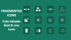 Fragmented Icons for Google Slides and PowerPoint