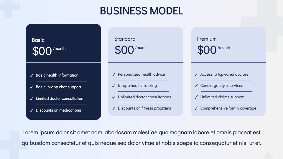 Health Insurance App Pitch Deck for Google Slides and PowerPoint - PPT ...