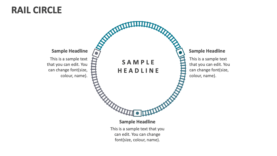 Rail Circle PowerPoint and Google Slides Template - PPT Slides