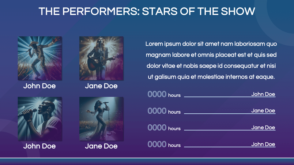 Free Live Concert Presentation Theme for Google Slides and PowerPoint ...