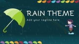 Free Rain Presentation Theme for Google Slides and PowerPoint