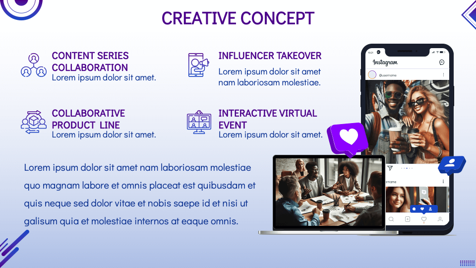 Influencer Marketing Proposal Template for Google Slides and PowerPoint ...