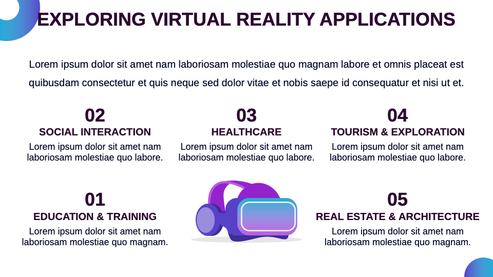 Interactive Virtual Reality Presentation Theme for Google Slides and ...