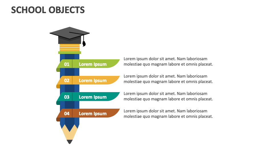 School Objects Template for PowerPoint and Google Slides - PPT Slides