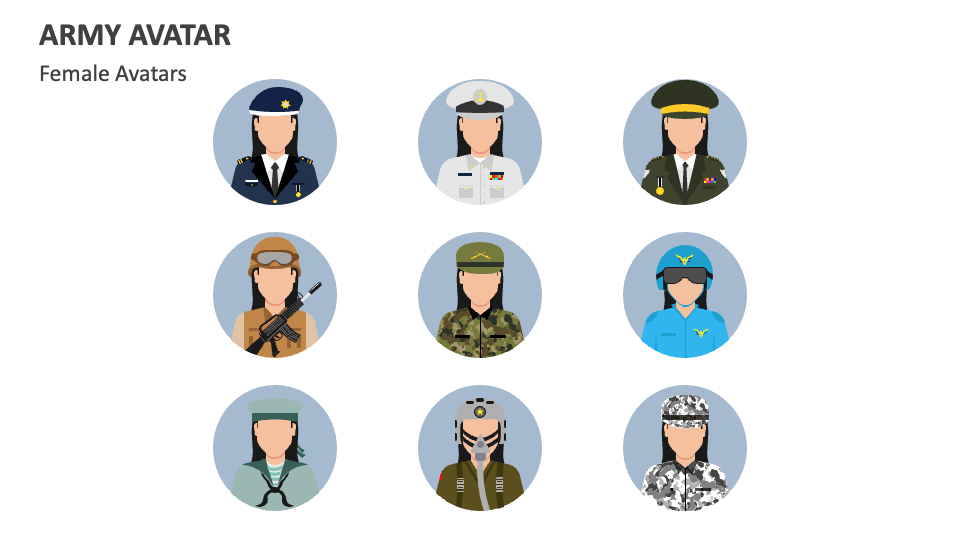 Army Avatar for Google Slides and PowerPoint