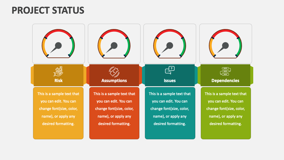 Project Status Template for PowerPoint and Google Slides - PPT Slides