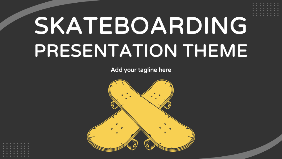 Free Skateboarding Presentation Theme for Google Slides and PowerPoint