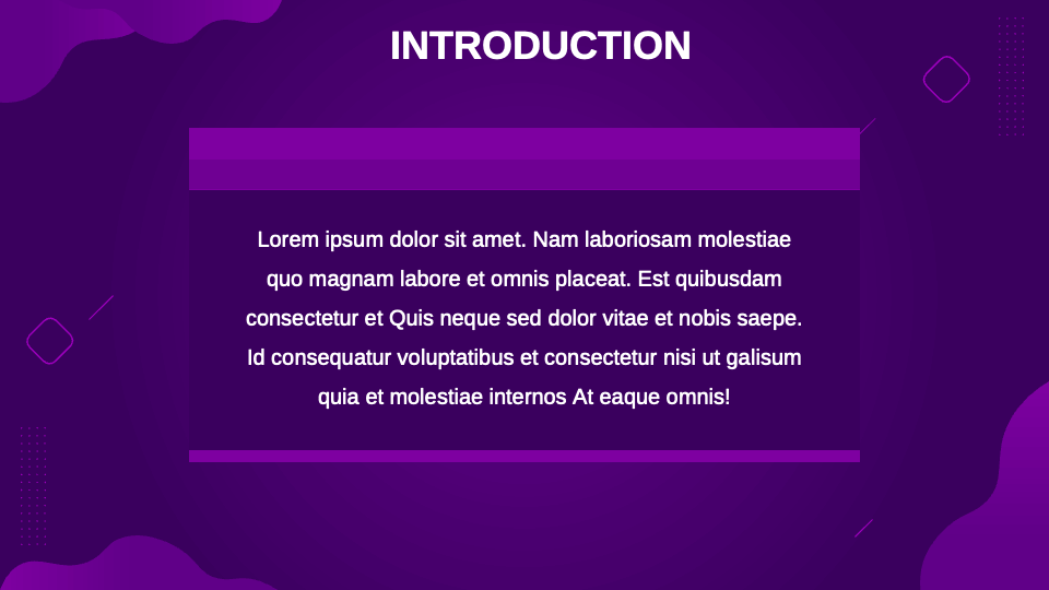 Purple Background Presentation Theme for PowerPoint and Google Slides ...