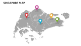 Singapore Map for Google Slides and PowerPoint - PPT Slides