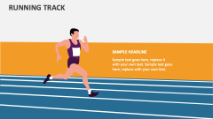 Running Track PowerPoint and Google Slides Template - PPT Slides