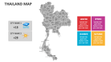 Thailand Map for Google Slides and PowerPoint - PPT Slides