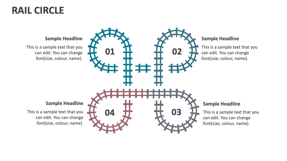 Rail Circle PowerPoint and Google Slides Template - PPT Slides
