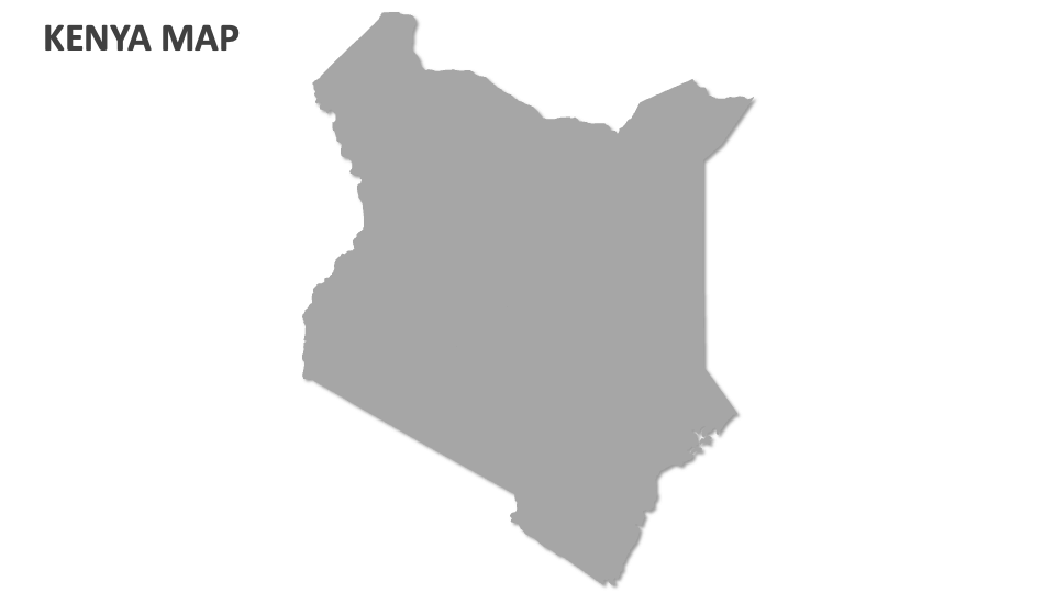 Kenya Map for Google Slides and PowerPoint - PPT Slides
