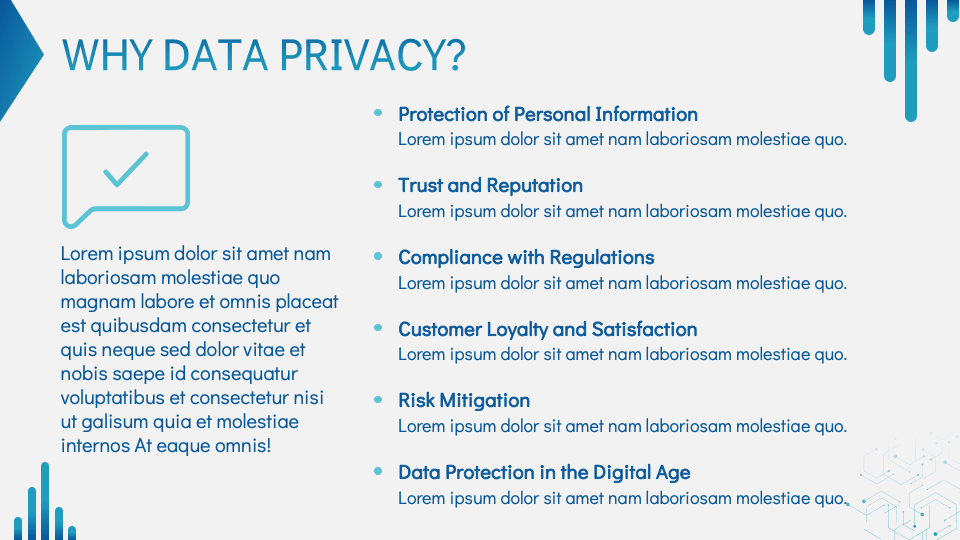 Data Privacy Training Presentation for Google Slides and PowerPoint