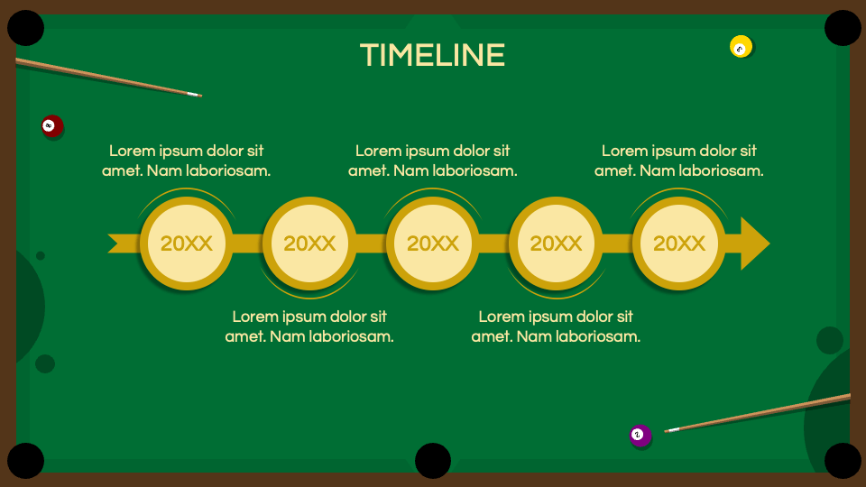 Free Billiards Theme for Google Slides and PowerPoint