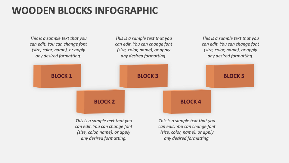 Wooden Blocks Infographic PowerPoint and Google Slides Template - PPT ...
