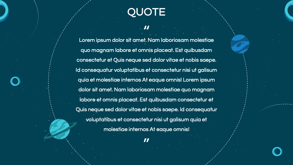 Free Solar System Theme for Google Slides and PowerPoint