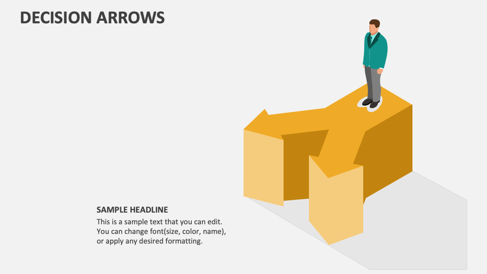 Decision Arrows PowerPoint and Google Slides Template - PPT Slides