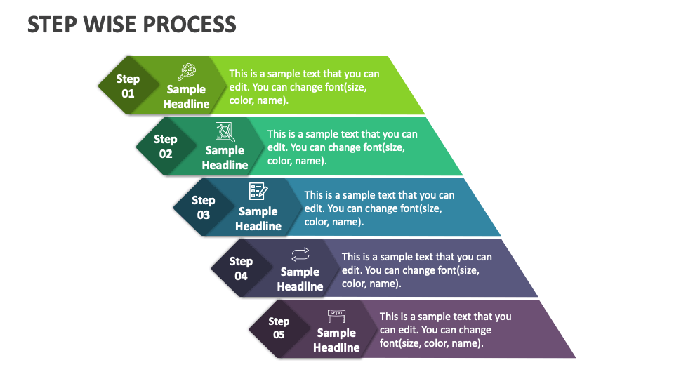 Step Wise Process PowerPoint and Google Slides Template - PPT Slides Step Wise Process PowerPoint and Google Slides Template - PPT Slides