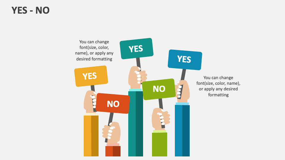 Yes or No PowerPoint and Google Slides Template - PPT Slides