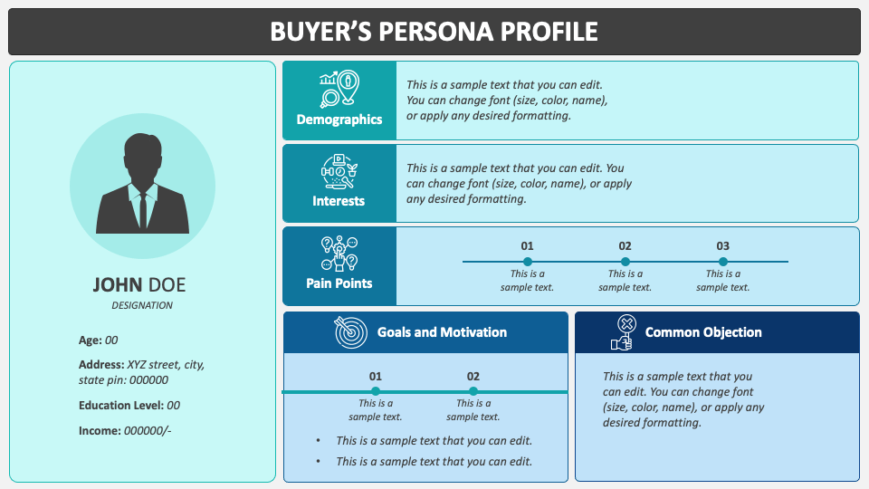 Buyer Persona PowerPoint and Google Slides Template - PPT Slides